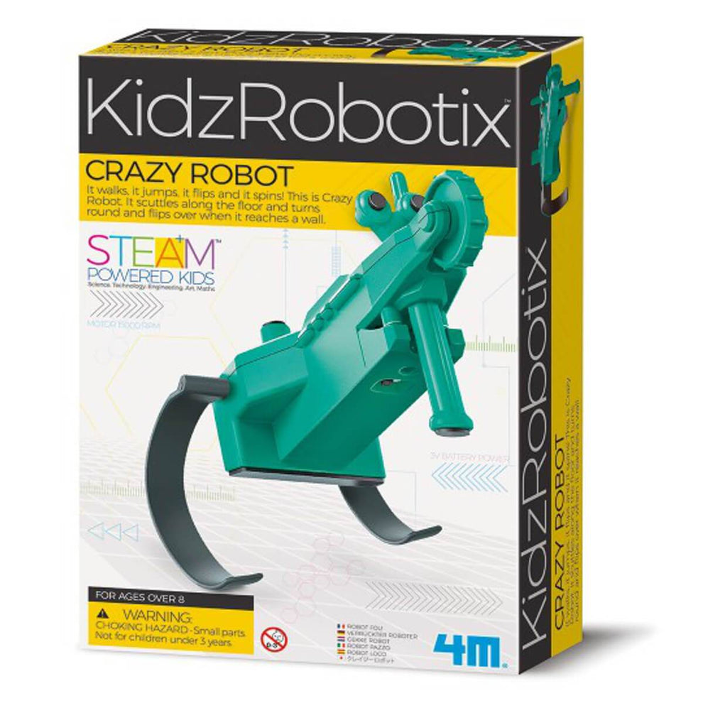 Kit de ciencia | Robot loco 4m | Proyecto STEAM | Jungla Kids